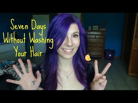 Only Wash Your Hair Once a Week | I go seven days with out washing my hair!