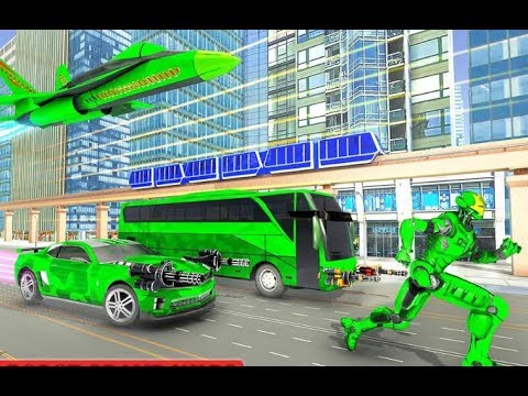 New Army Bus Robot Transform Wars | Air Jet Robot Android GamePlay | By ...