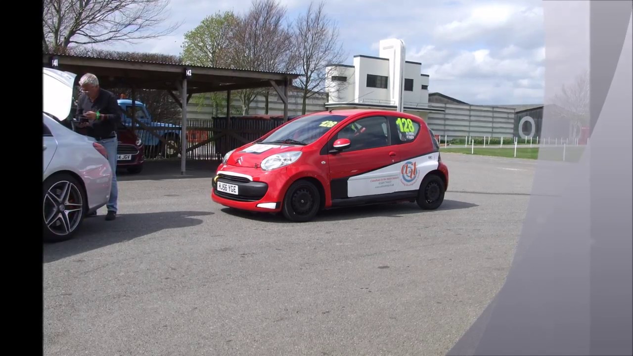 Goodwood Track Day 13/4/17 Citroen C1 Testing - YouTube