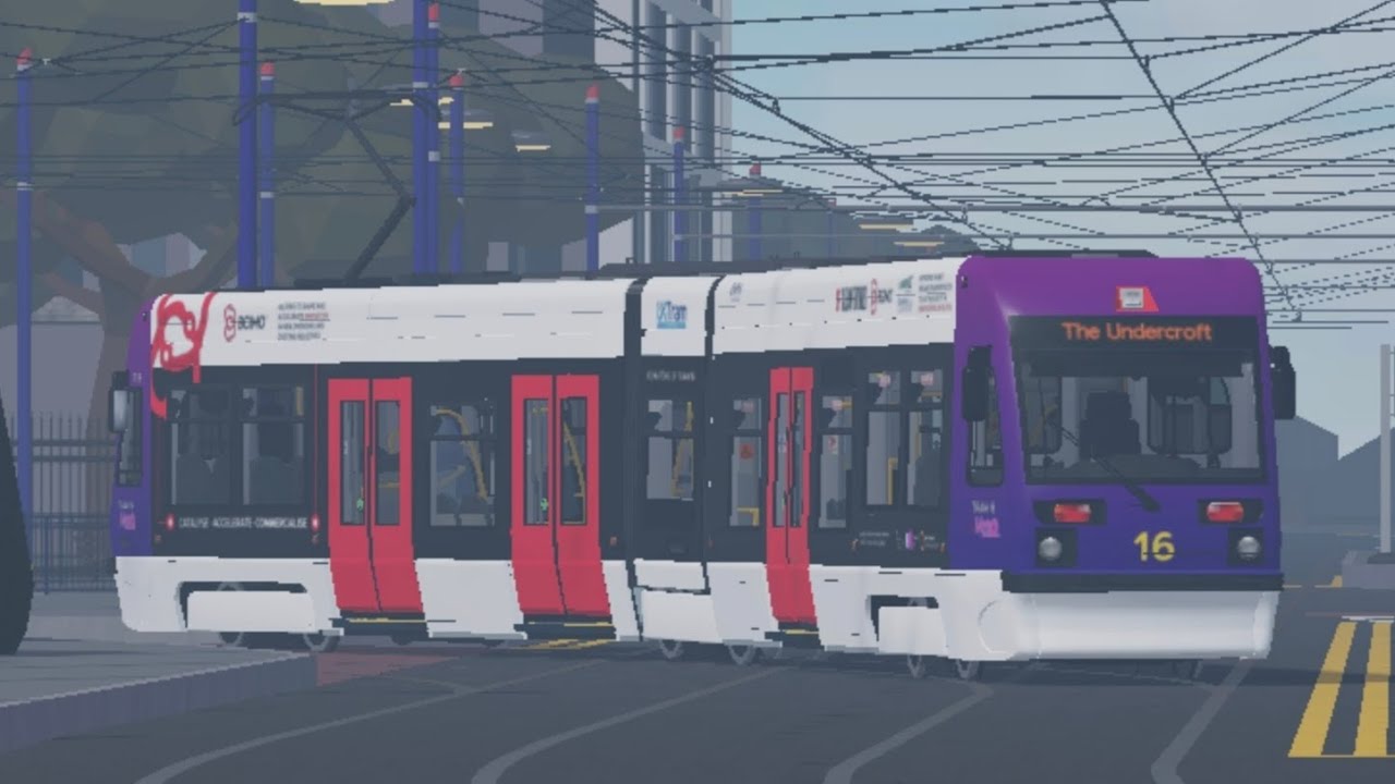 [Metro Tram]Roblox Bathwick Town Tramlink T69 Metro 16@Broadfield To ...