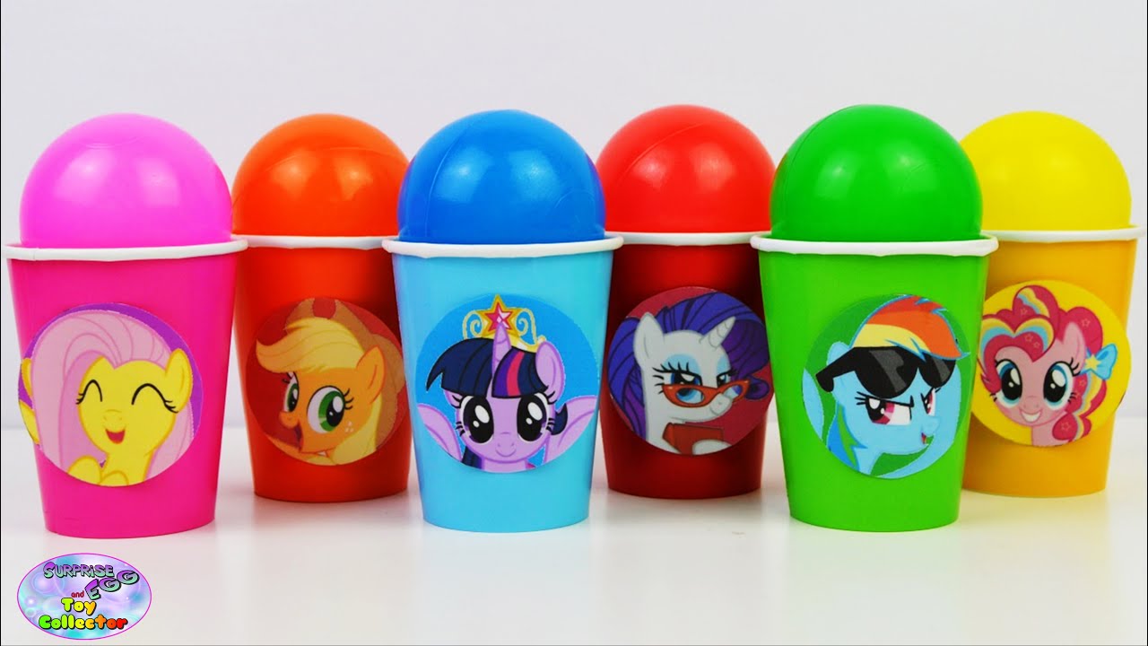 My Little Pony Balls Surprise Cups Mane 6 MLP Episode My Moji Surprise ...