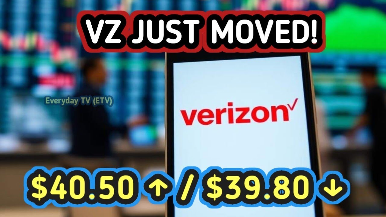 Verizon Stock PRICE ACTION Today! 🚨 VZ 24H High/Low + Market Cap ...