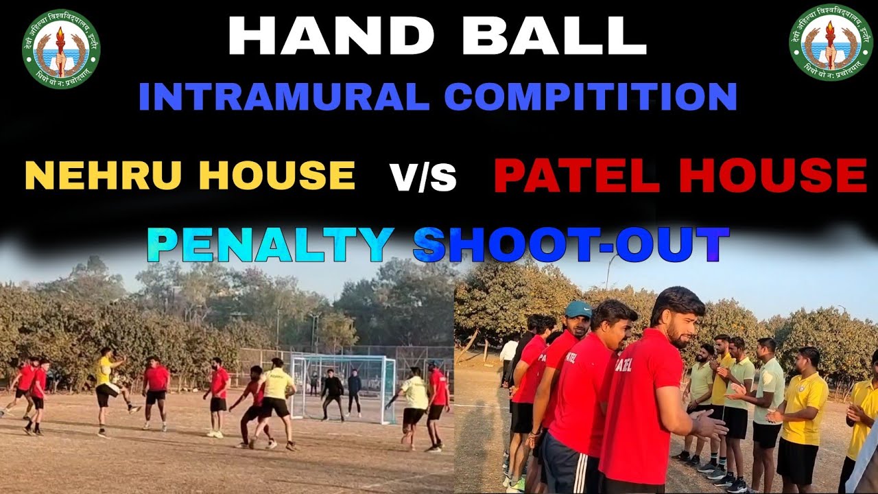 PENALTY SHOOT-OUT HAND BALL 🏀 INTRAMURAL COMPITITION #sope#davv#indore# ...