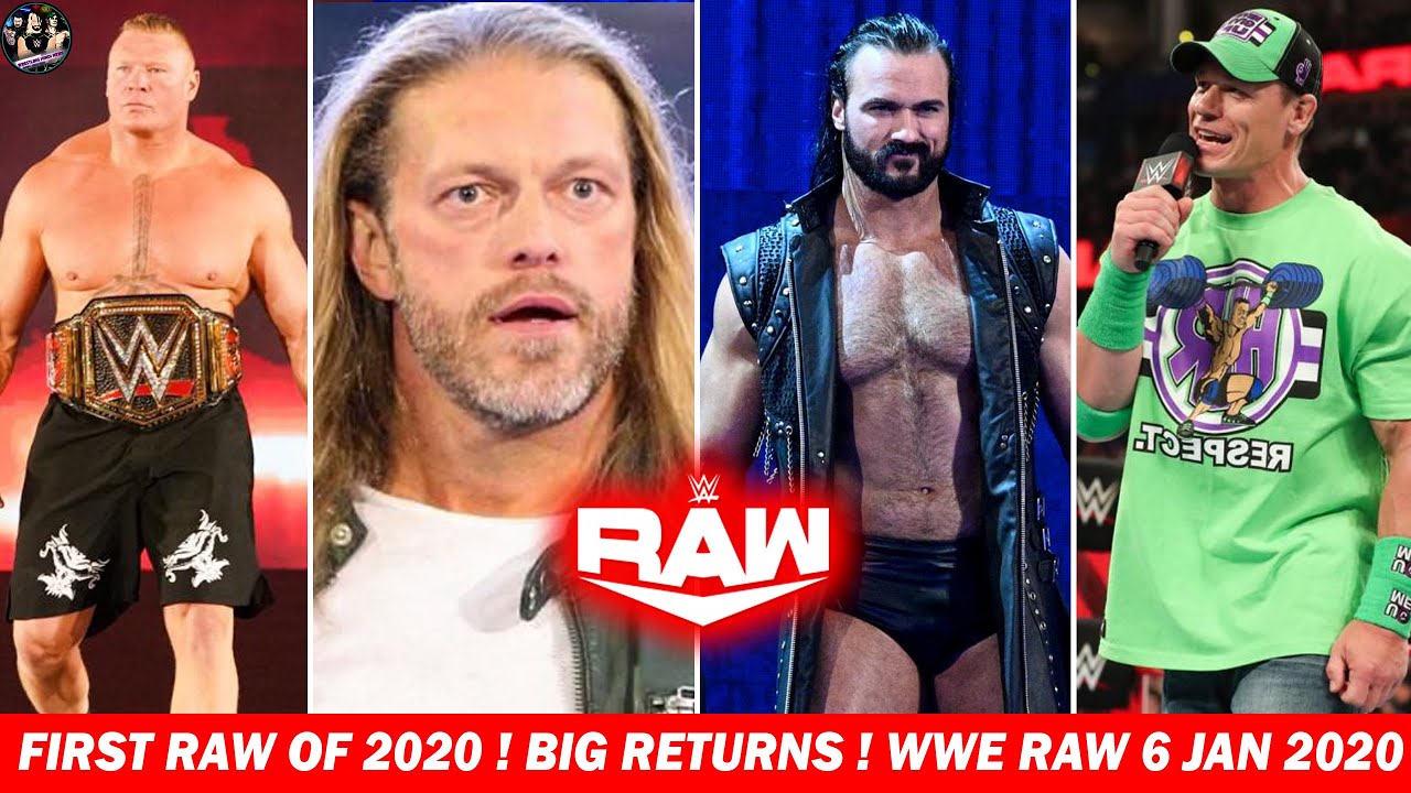 John Cena RETURNS TO NEXT Raw ! WWE Monday Night Raw 6 January 2020 ...