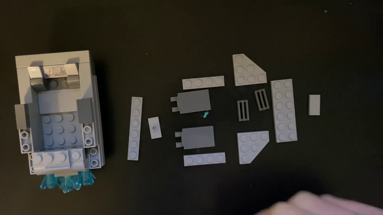 How To Build a LEGO Millenium Falcon Escape Pod! Full Instruction Video ...