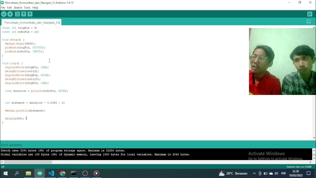 Komunikasi Serial dua arah antara python dan arduino - YouTube