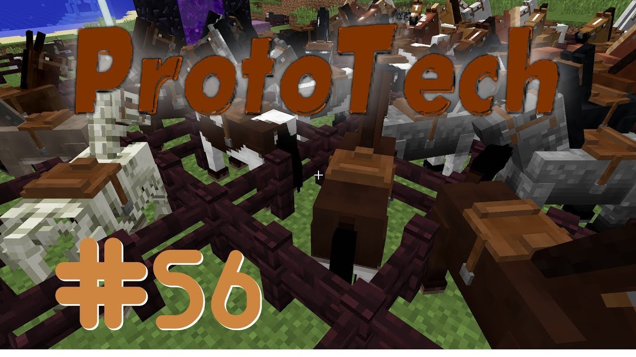 All Horses in Minecraft | ProtoTech SMP #56 - YouTube