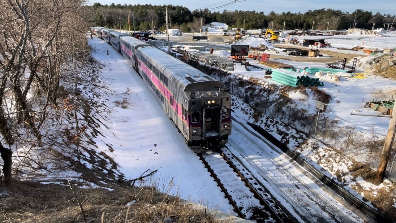 MBTA Keolis 008 passes LTEX 3815 - 3/1/2022 - YouTube