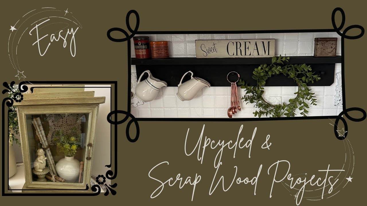 Easy Scrap Wood & Upcycled Projects - YouTube