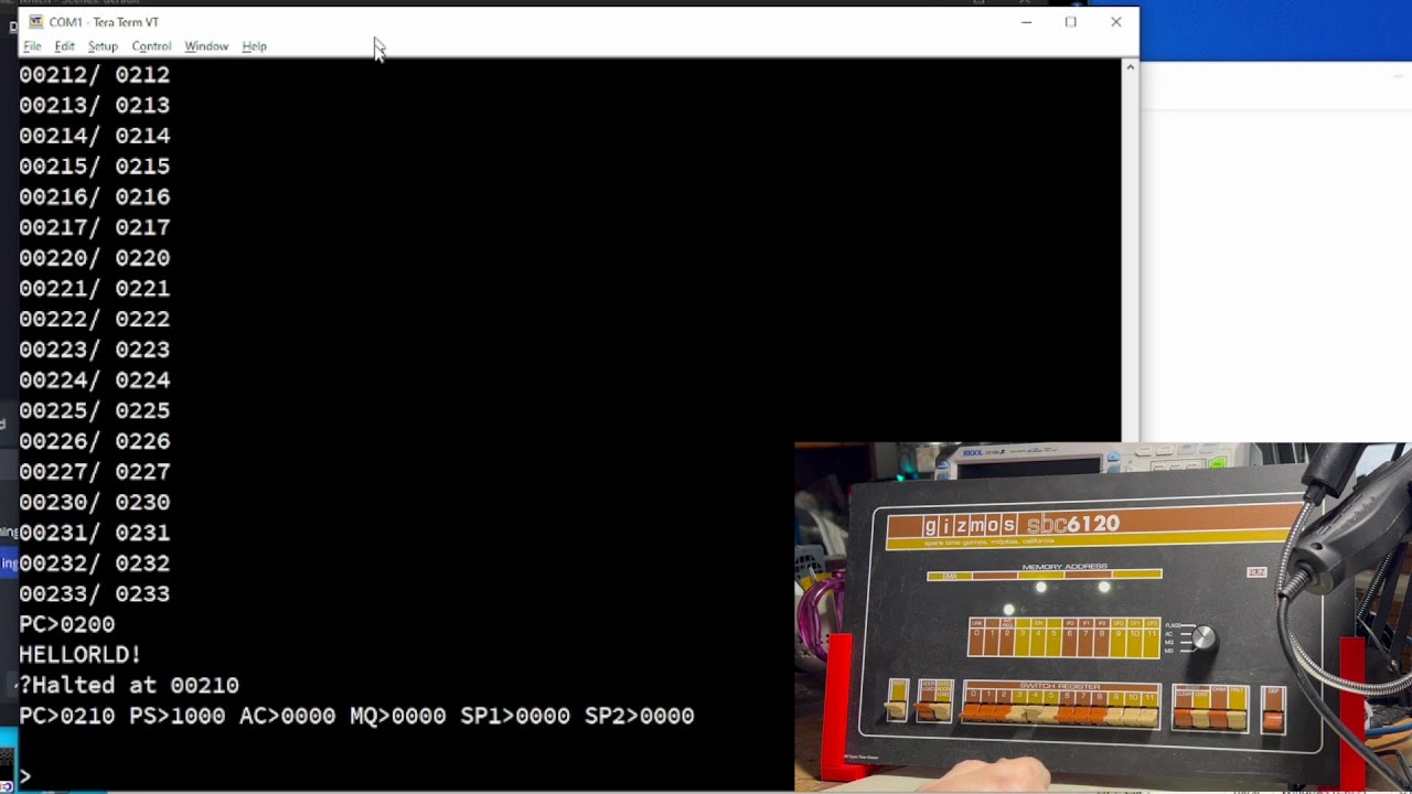 Printing "Hellorld!" on a DEC PDP-8! | My Answer to Usagi Electric's "Hellorld!" Challenge - YouTube