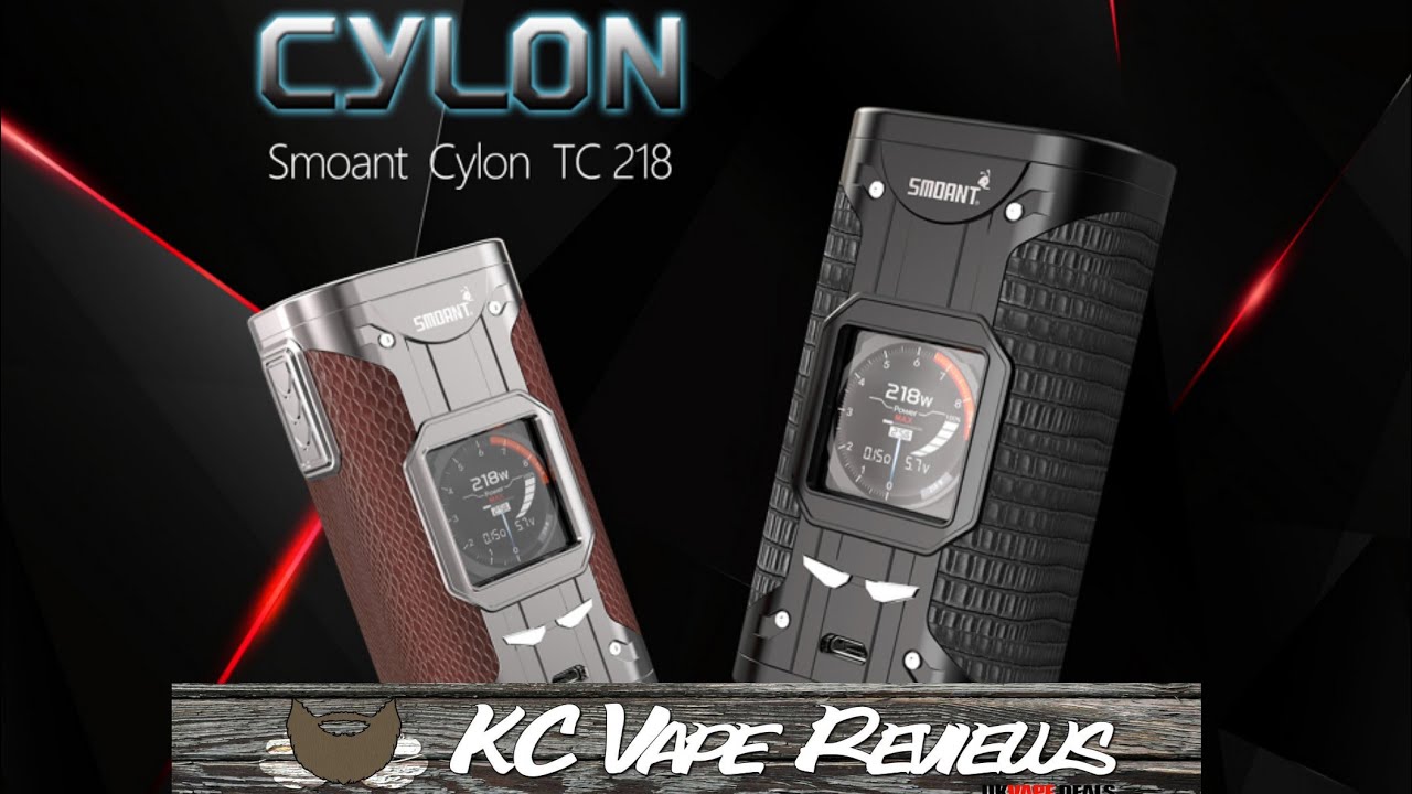 Smoant cylon 218w mod vape review giveaway set up - YouTube