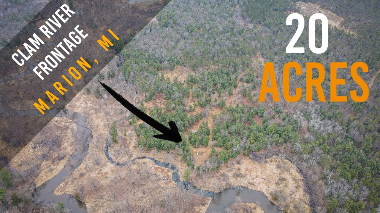 $124,999 | Clam River Frontage & 20 Acres | Lake Station Ave, Marion ...