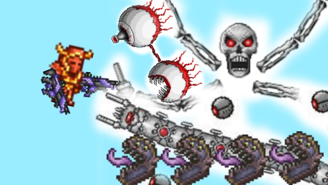 Terraria Mechanical Boss Fight @ChippyGaming Advice - YouTube