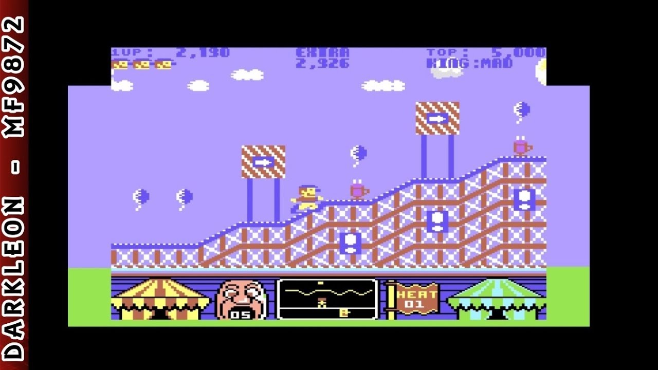 Commodore C64 - Crazy Coaster (1987) - YouTube