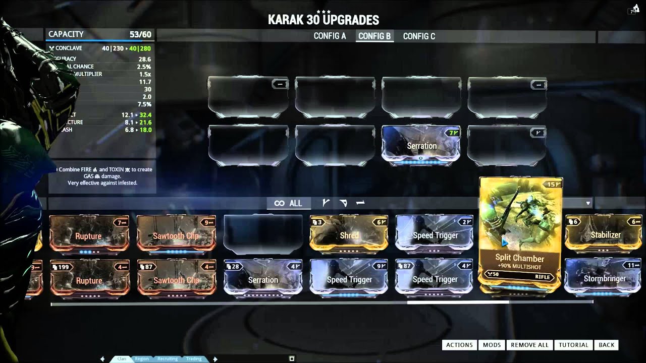 Warframe, Mods, the basics - YouTube