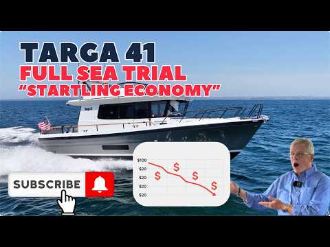 Targa 41 test and Sea Trial - You won’t believe the economy!
