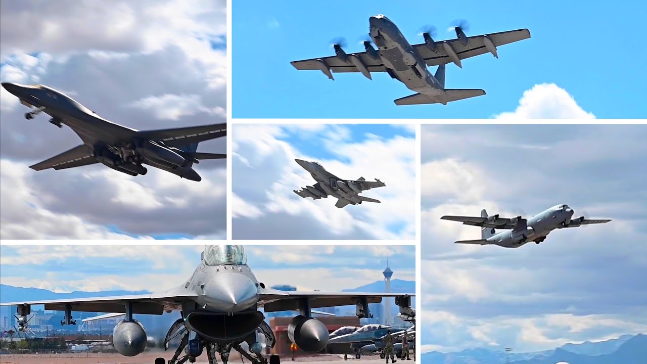Watch The Epic Take Off of These Incredible Aircraft at Red Flag 23-2 ...
