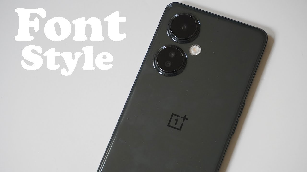 How To Change Font Style and App Size On OnePlus Nord N30 - YouTube