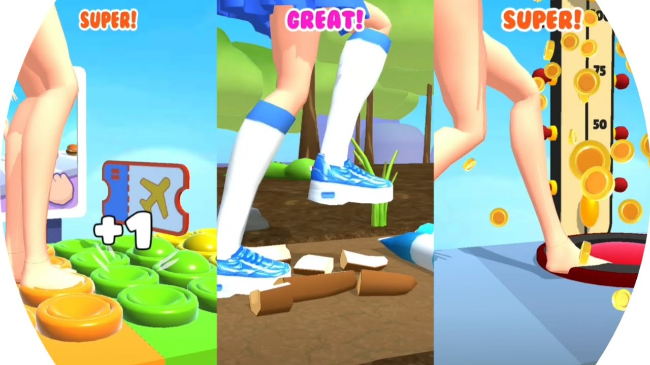 Tippy Toe Game Gameplay 🧊 Tippy Toe 3D iOS Walkthrough 🥝 Tippy Toe 3D ...