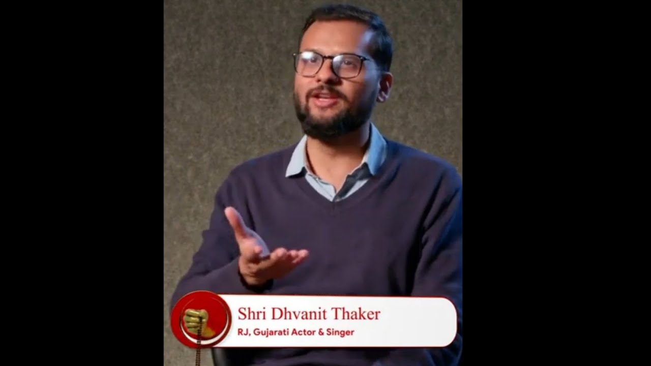 Shri Dhvanit Thaker🇦🇹RJ,Gujarati Actor & Singer💯Pramukh swami maharaj ...