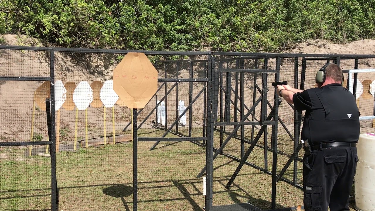 First uspsa practice course - YouTube