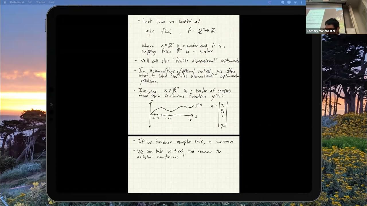 Advanced Robot Dynamics Cmu 16 715 Lecture 12 Calculus Of Variations Pt 1 Youtube