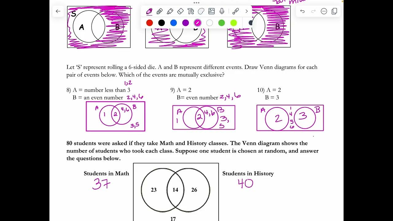 M408 C3 Probability Venn Diagrams - YouTube