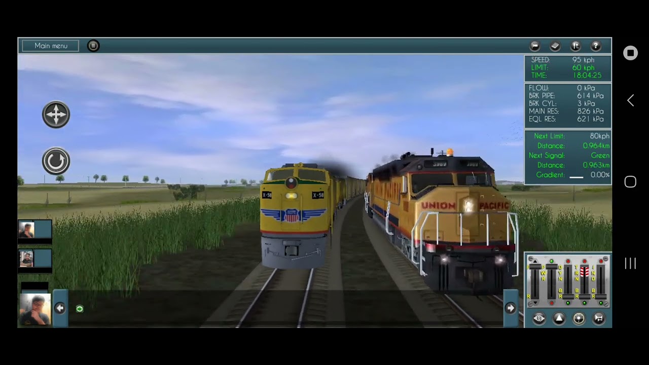 Trainz Races #9 Part 2 - UP GETL 4500HP vs UP DD40X - YouTube