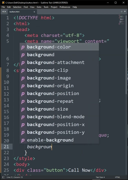 Hover Button Html Css Youtube