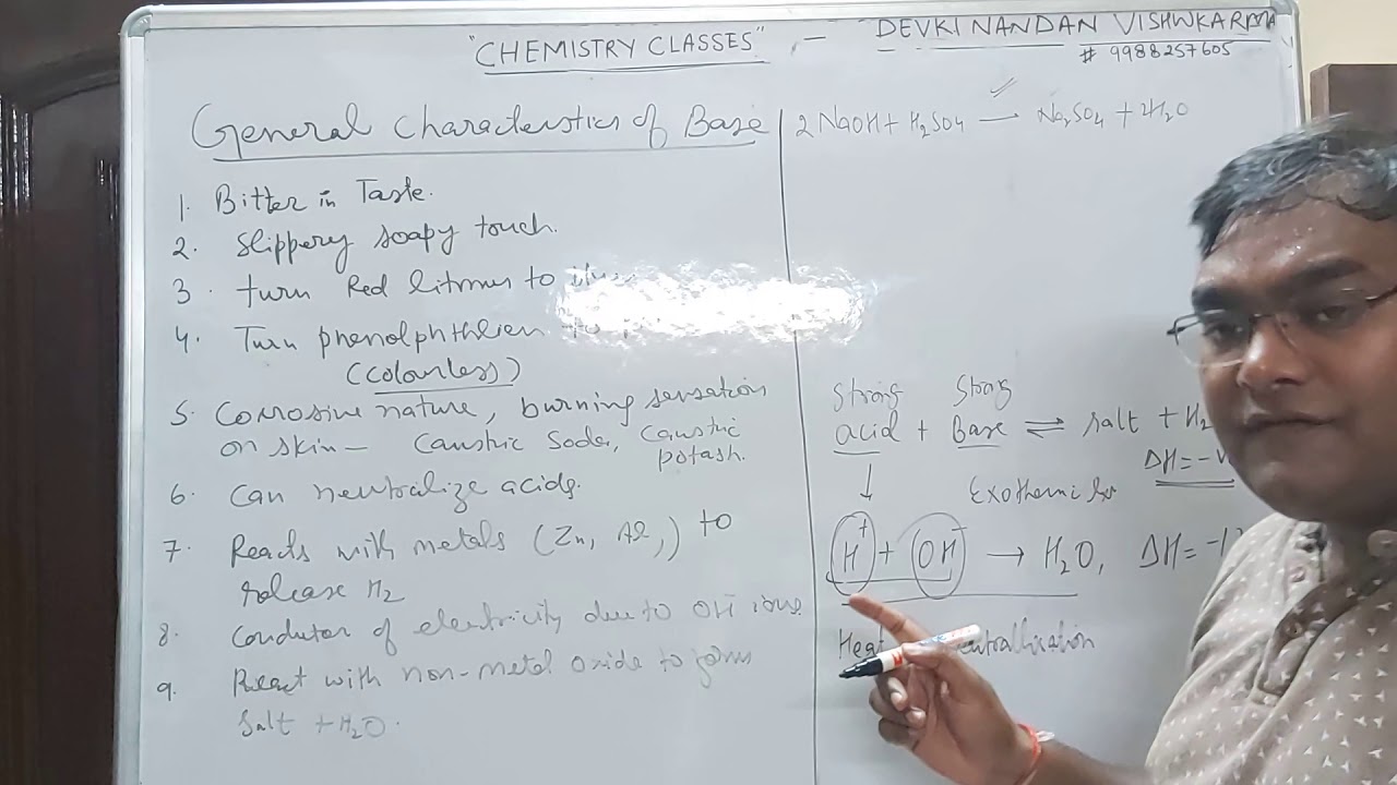 Characteristics of bases 10th - YouTube