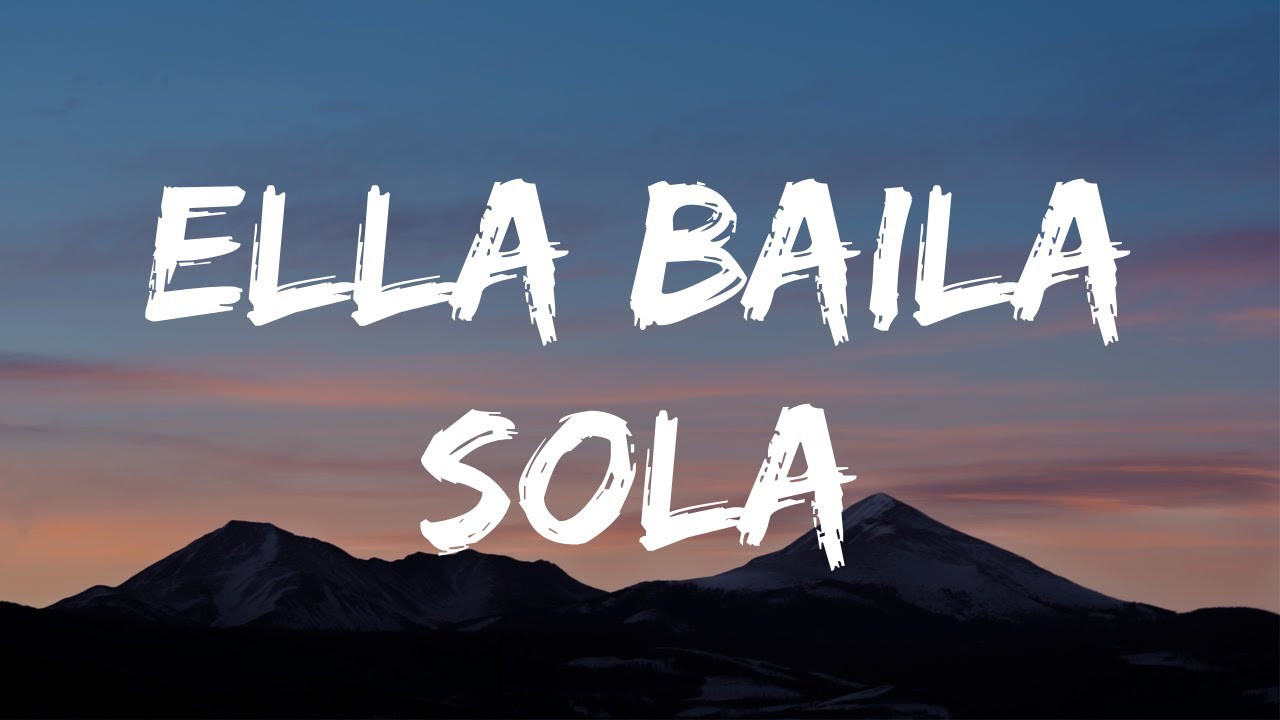 (Letra) Eslabon Armado, Peso Pluma - Ella Baila Sola | Yahritza Y Su ...