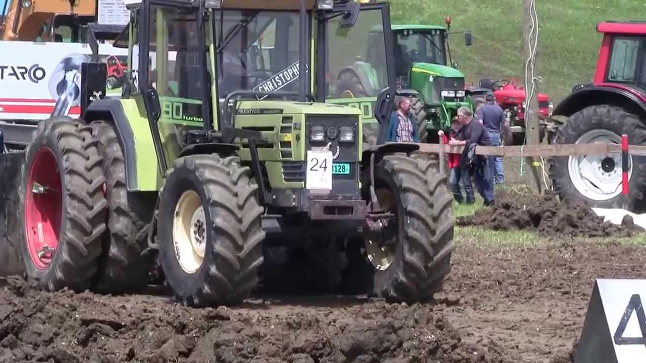 hurlimann h-488 pulling - YouTube