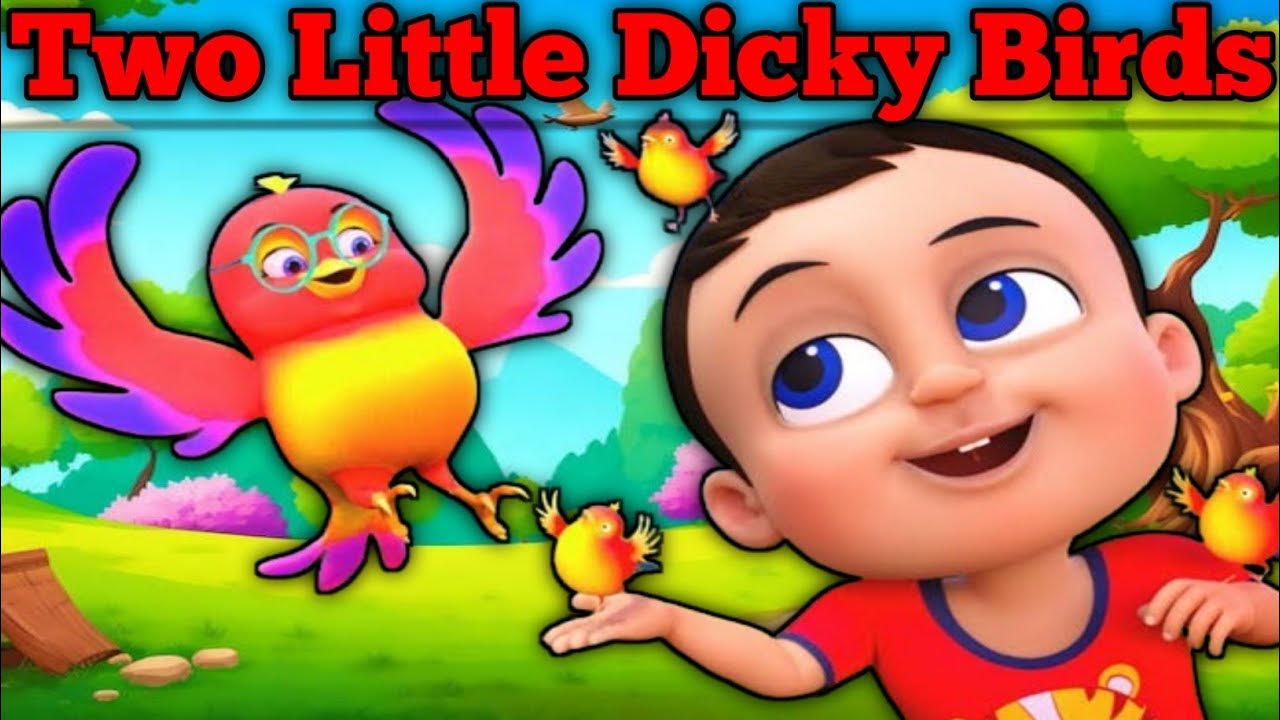 Two Little Dicky Birds | Pre Nursery Rhymes Poem | Kids rhymes poem ...