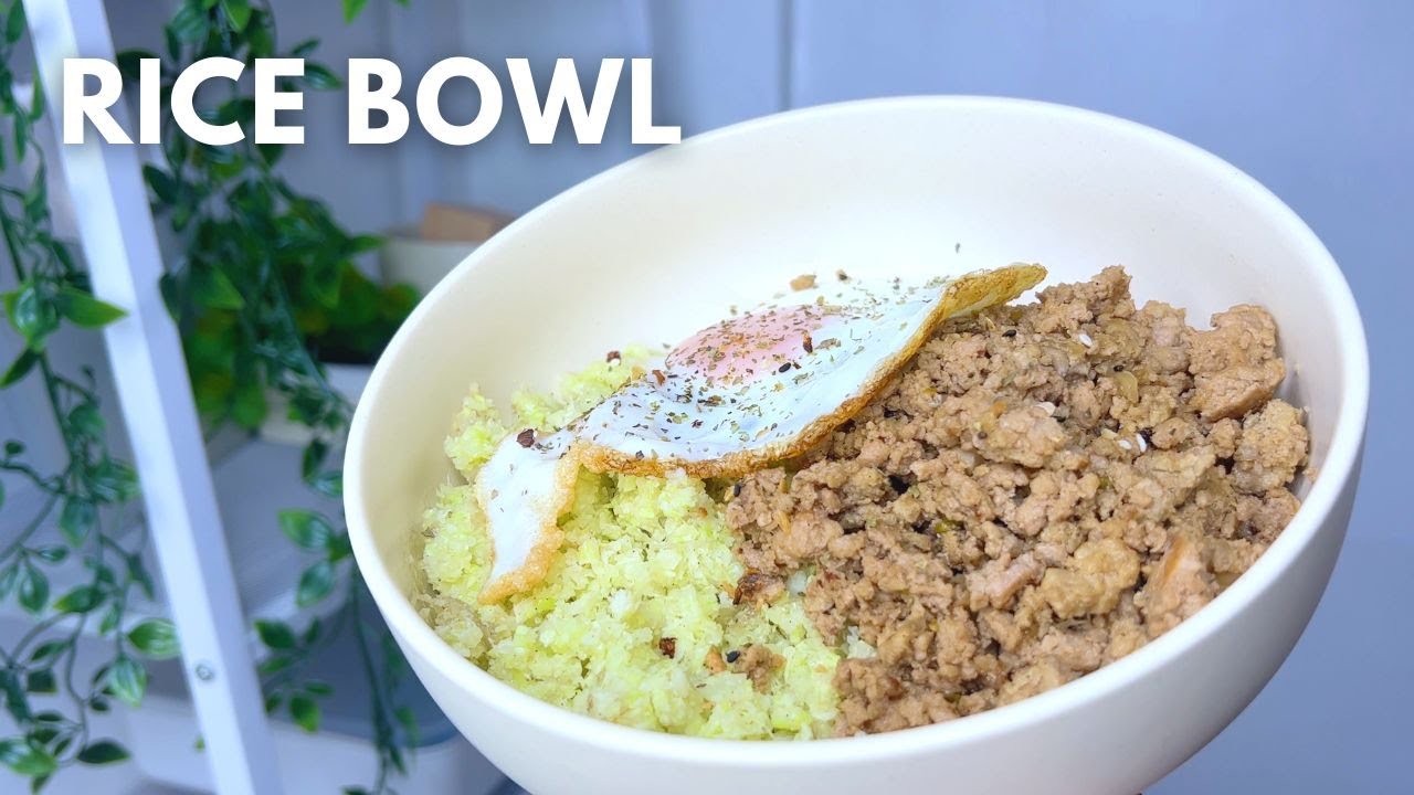 no rice "rice bowl" 🍚 - YouTube