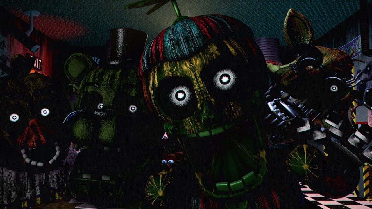 [SFM FNAF] All phantom JUMPSCARES! - YouTube