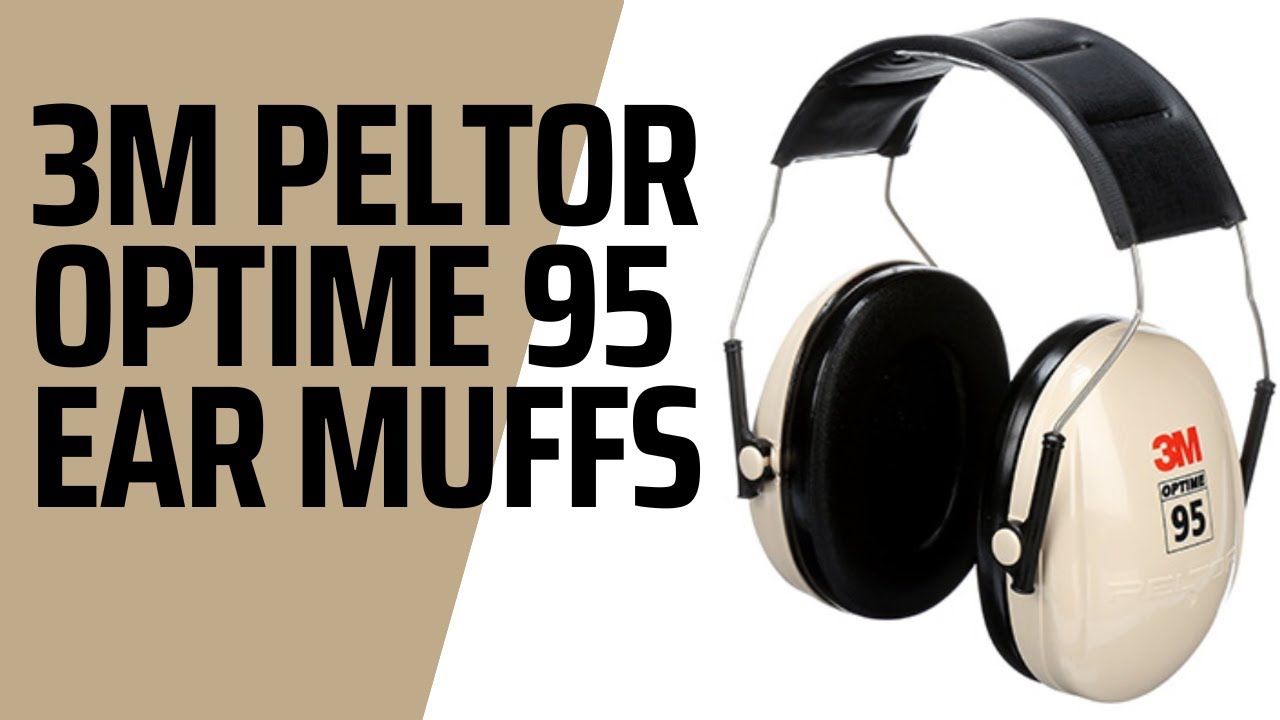 3M Peltor Optime 95 Beige and Black Earmuffs - YouTube