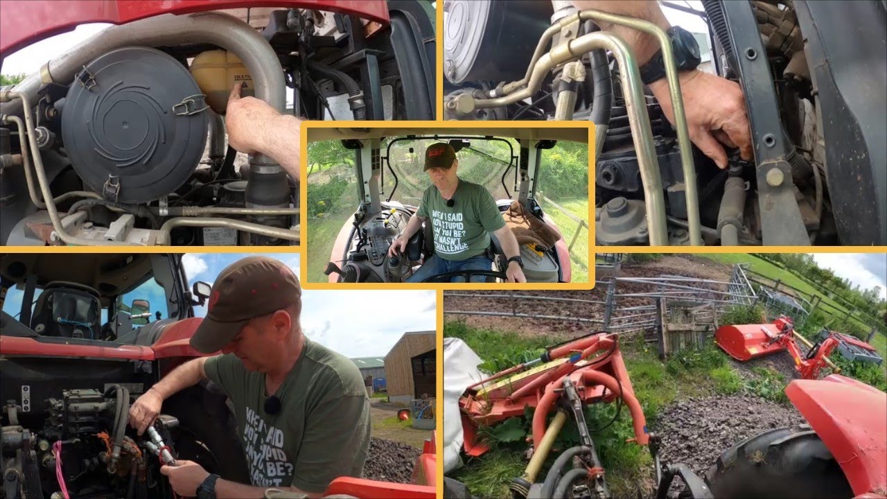 17/05/23 Topping and mowing. Tractor work is back! - YouTube