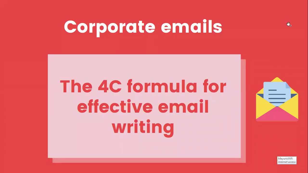 # quarantinelearning The 4C formula for effective email writing - YouTube