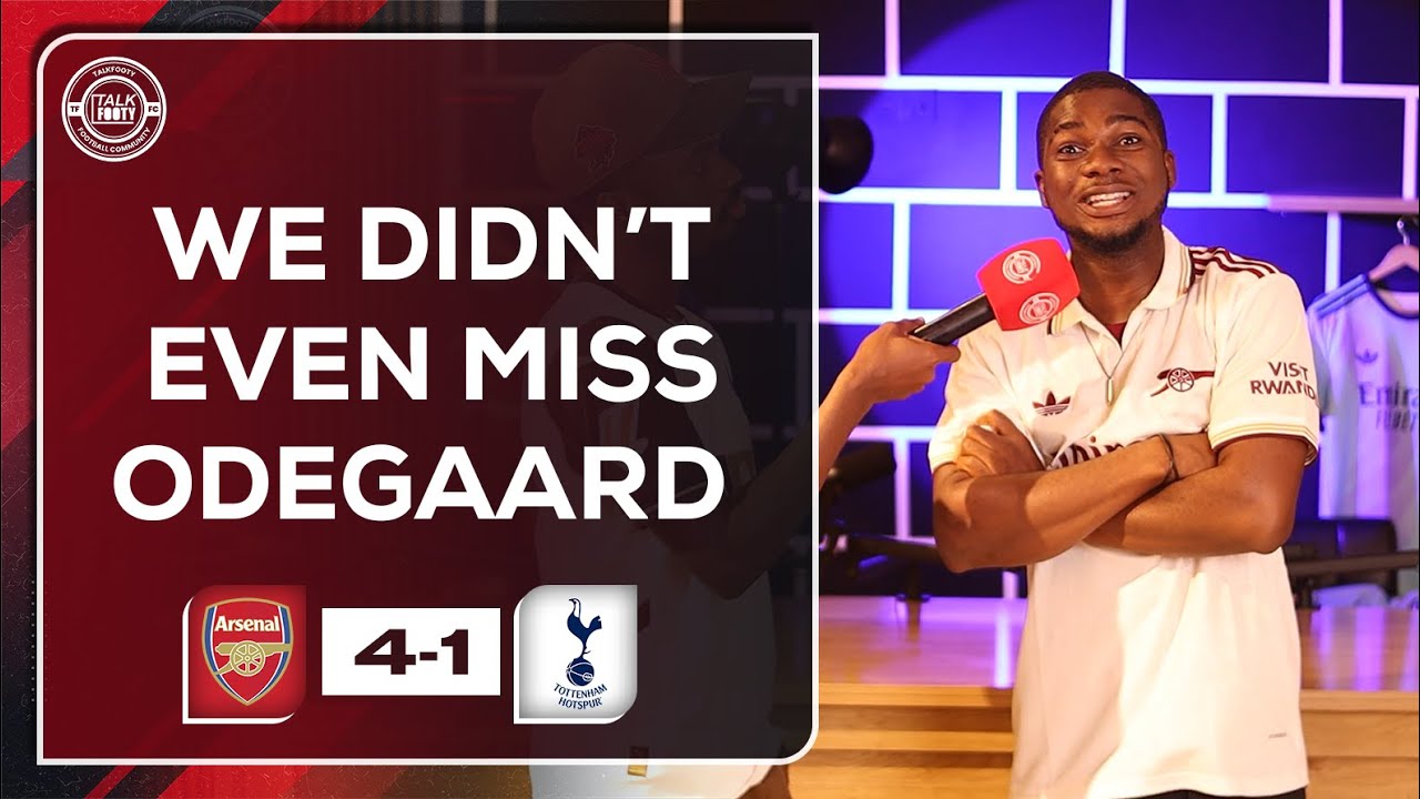 ARSENAL 4-1 TOTTENHAM HOTSPUR | FANS REACTION VIDEO | PREMIER LEAGUE ...
