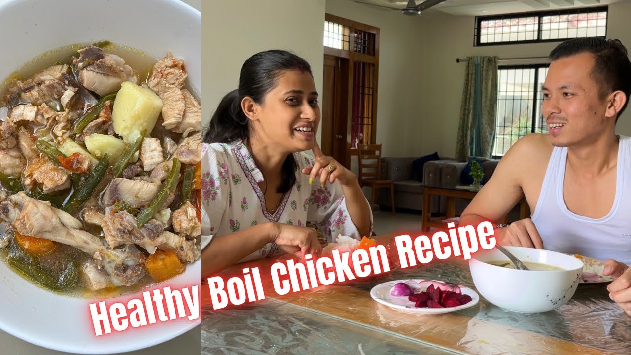 Healthy Boil Chicken Recipe in Pressure Cooker | Sumi&Suvi☁️ - YouTube