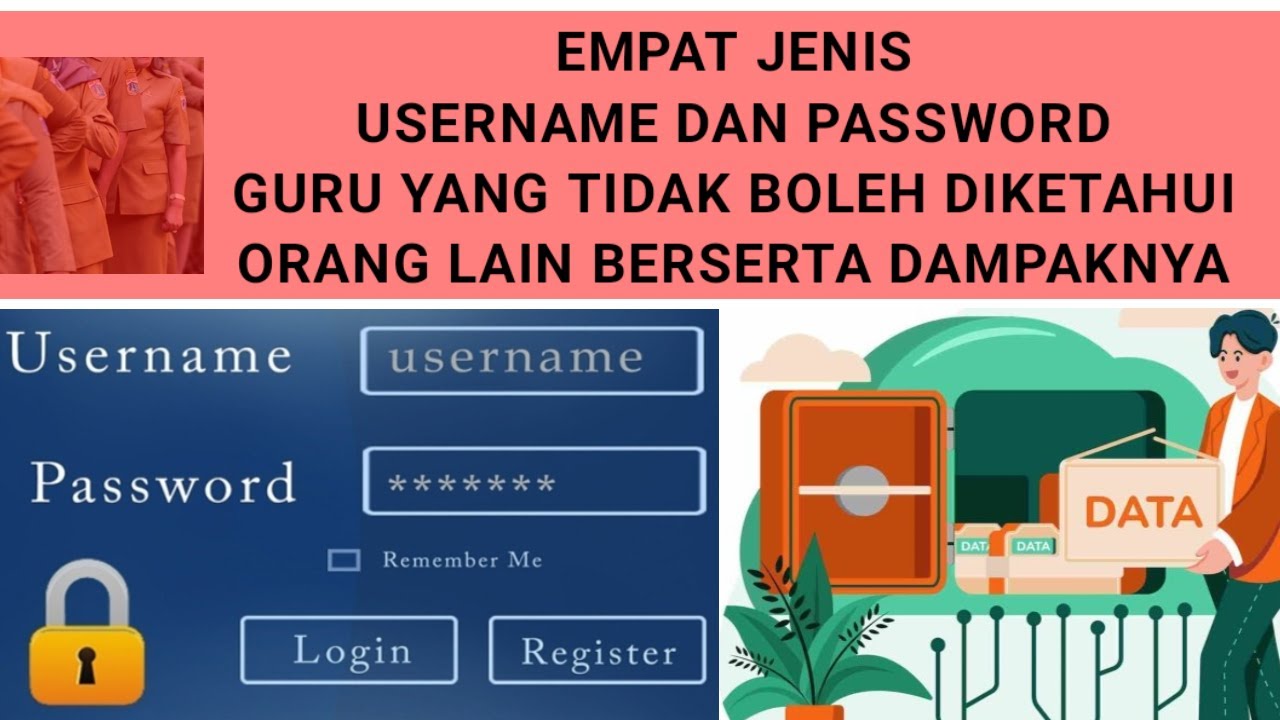 4 Jenis Username Dan Password Guru Yang Tidak Boleh Diketahui Orang ...