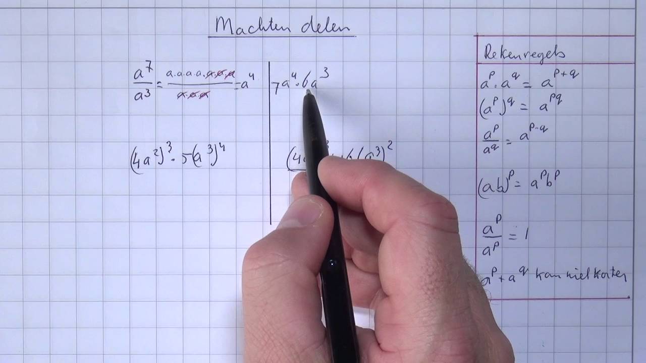 HAVO3_H10_11 Machten delen - YouTube