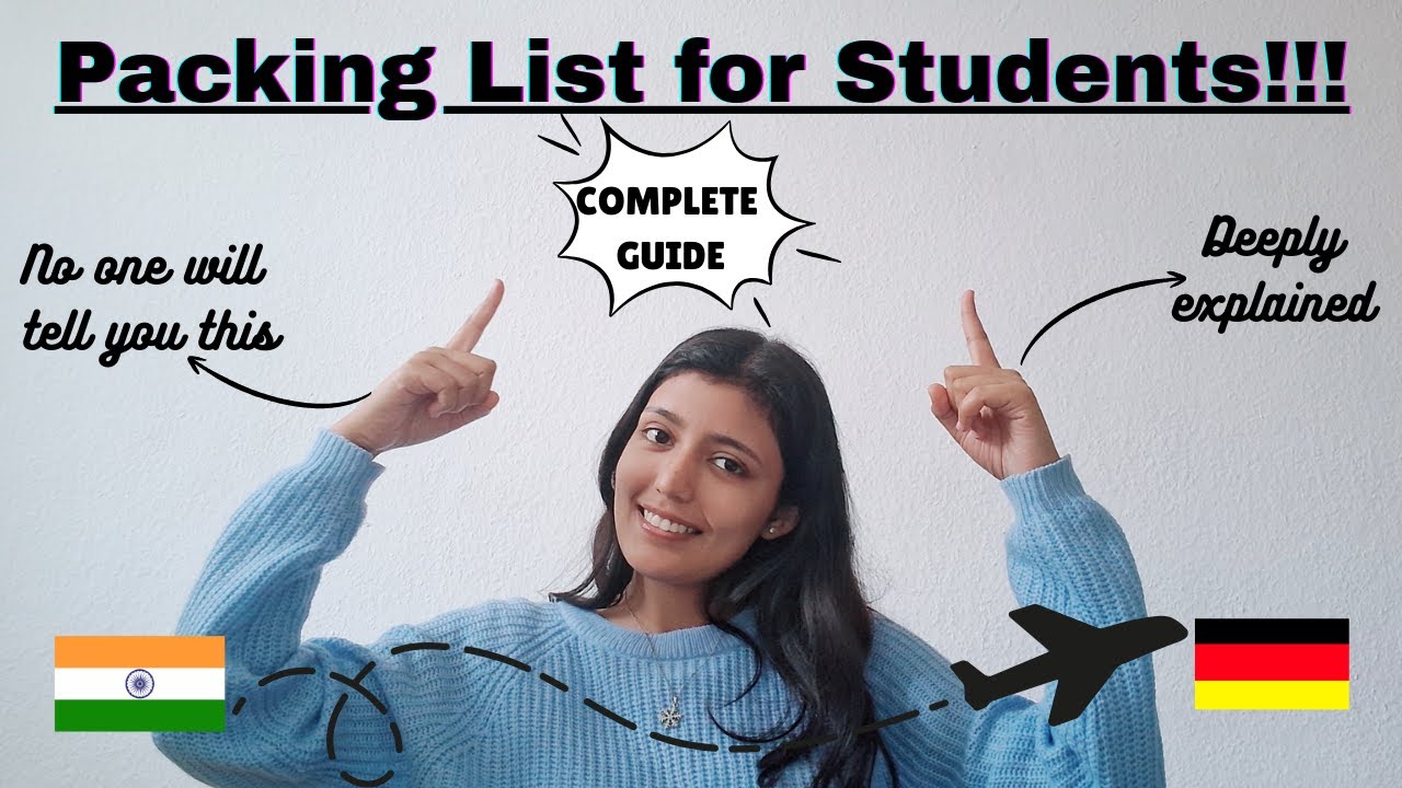 Ultimate Packing List for Students Moving to Germany | Complete Guide ...