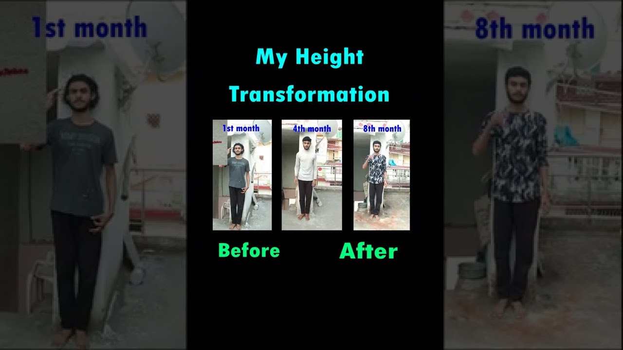 My Height transformation | How To Increase Height | Height kese Badhaye ...