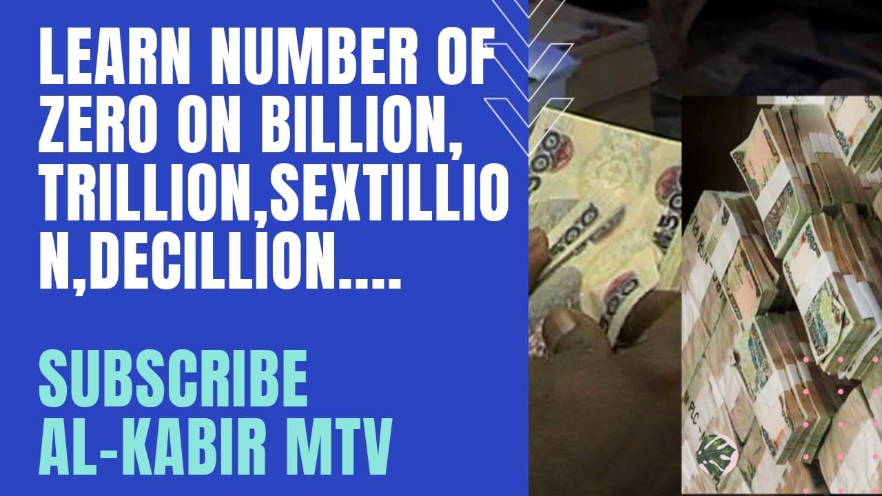 Learn Number of Zero on Billion,Trillion,Sextillion,Decillion ...