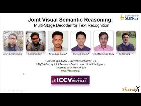 [ICCV-2021] Joint Visual Semantic Reasoning: Multi-Stage Decoder for Text Recognition - YouTube