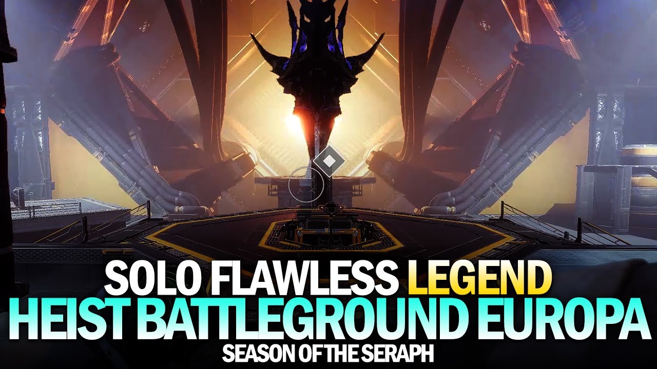Solo Flawless Legend Heist Battleground: Europa [Destiny 2] - YouTube