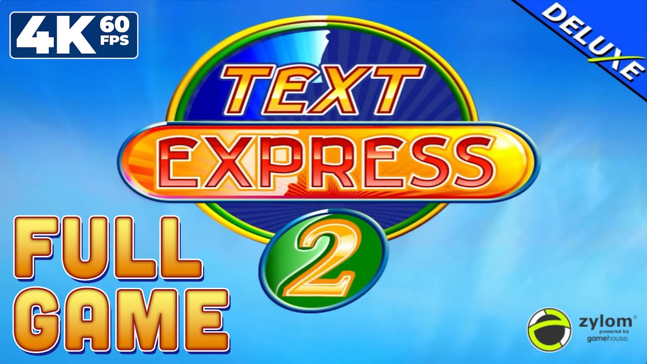 Text Express 2 Deluxe (PC) - Full Game 4K60 Walkthrough (Adventure ...