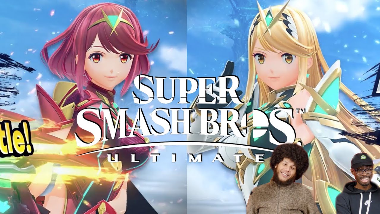 SUPER SMASH BROS ULTIMATE PYRA/MYTHRA REVEAL TRAILER REACTION - YouTube