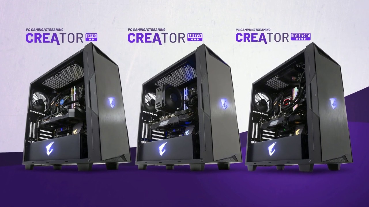 Les PC Creator - Les configurations idéales pour jouer & streamer - YouTube